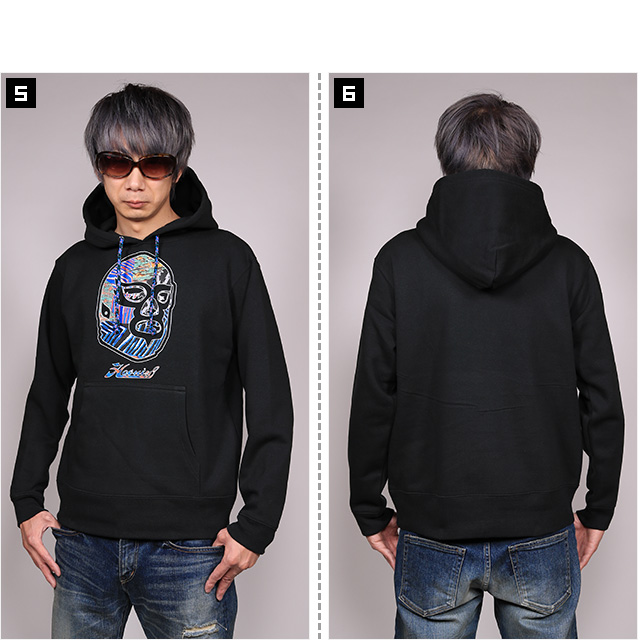 (ハオミン) HAOMING ICON MASK WRESTLER REGULARY PATTERN HOODIE (HOODED)(1909 ...