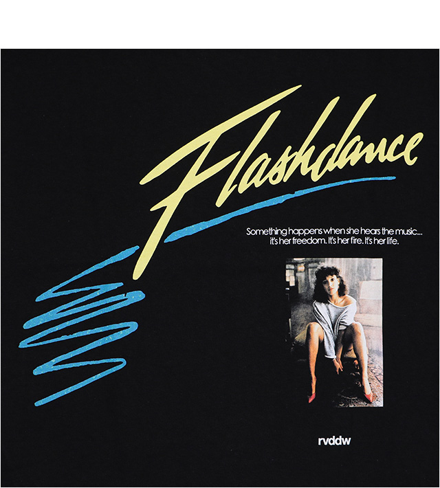 (リバーサル) reversal rvddw Flashdance LOGO TEE (SS:TEE)(rvfld001-BK) Tシャツ ...