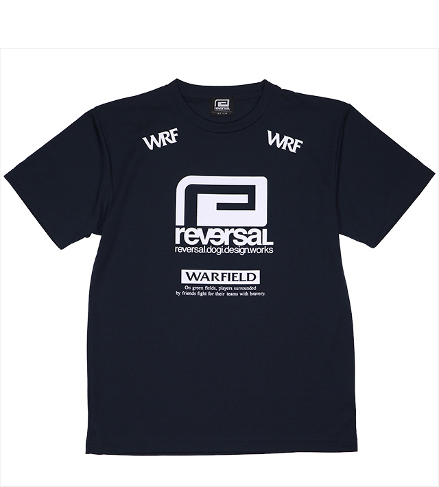 (リバーサル) reversal WARFIELD DRY MESH TEE NAVY (SS:TEE)(rvrgb078-NV) Tシャツ 半袖 カットソー ドライメッシュ WARFIELD ...